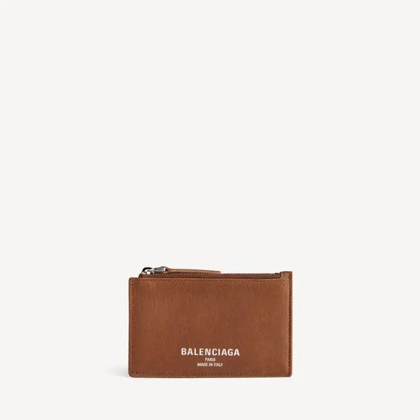Balenciaga Credit Long Coin And Card Holder - Brown