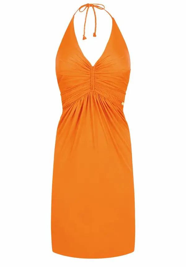 CHIC BY LIRETTE Short Halter Dress Natural