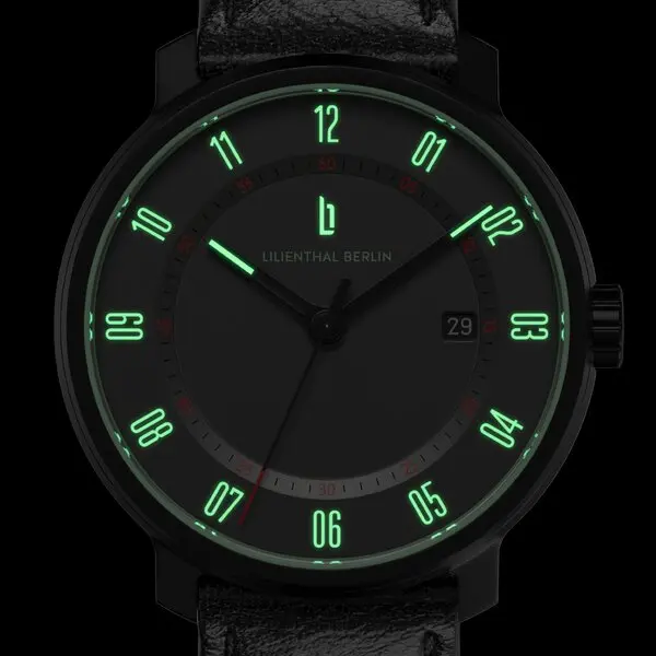 Lilienthal Berlin Neolux Grey Mint Leather Black