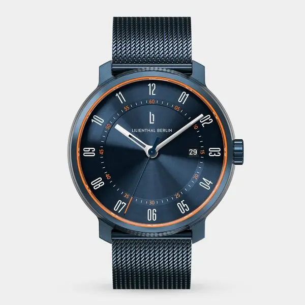 Lilienthal Berlin Neolux Orange Mesh Brushed - Blue