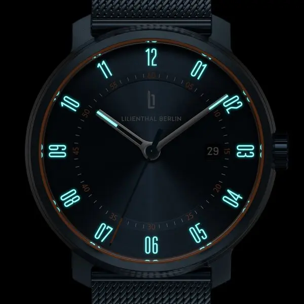 Lilienthal Berlin Neolux Orange Mesh Brushed