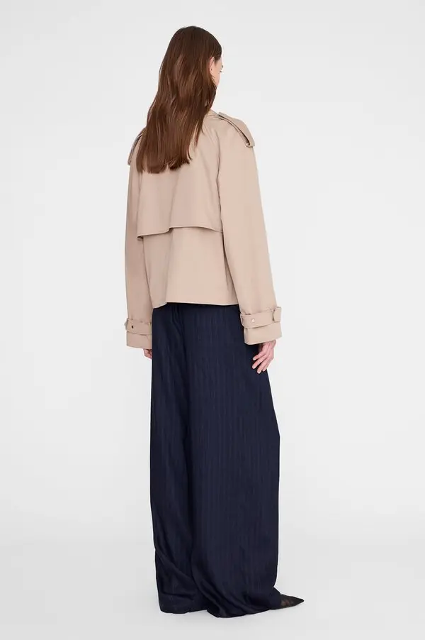 ANINE BING Rickie Cropped Trench