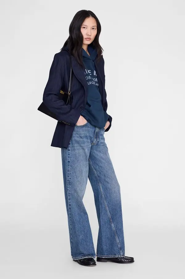 ANINE BING Harvey Sweatshirt Melrose Stencil