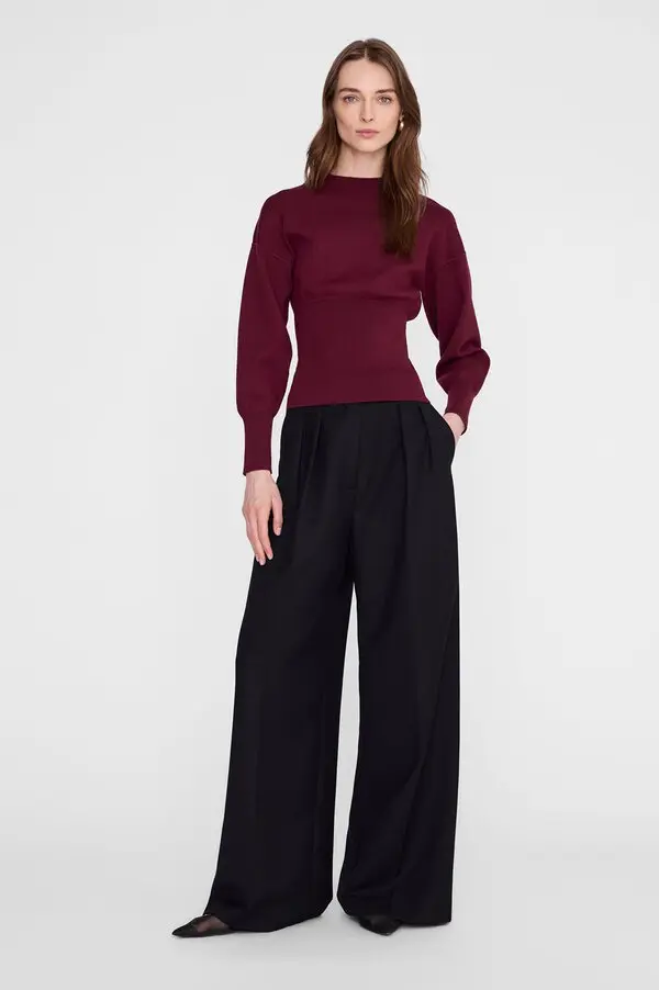 ANINE BING Imane Sweater - Fig