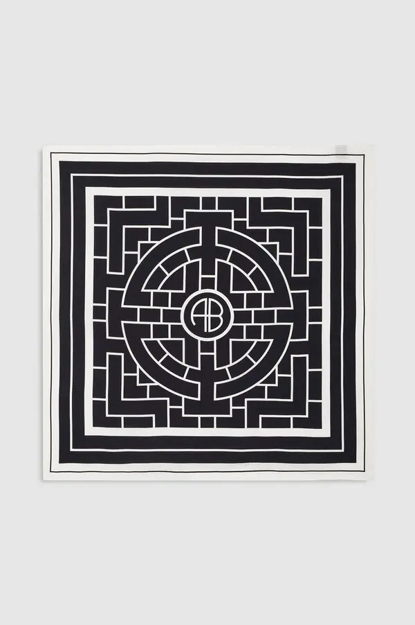 ANINE BING York Scarf Ab - Black
