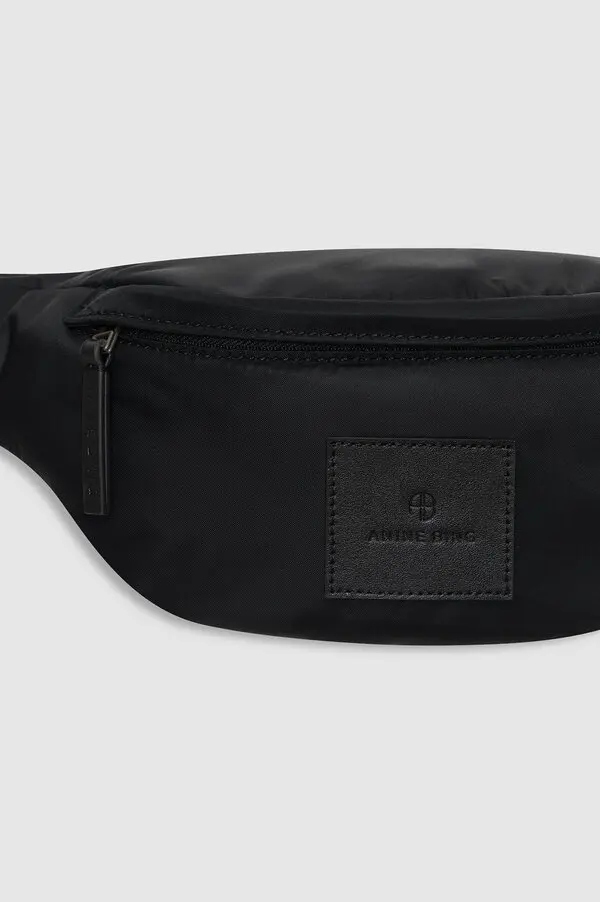 ANINE BING Leon Small Waist Bag Nylon - Black