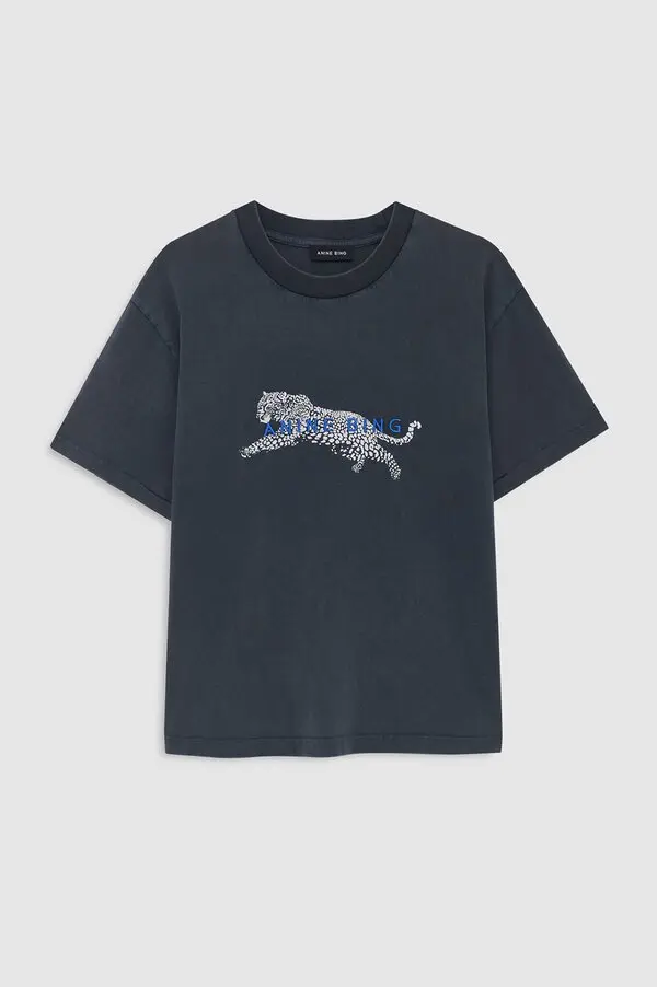 ANINE BING Cade Tee Leopard