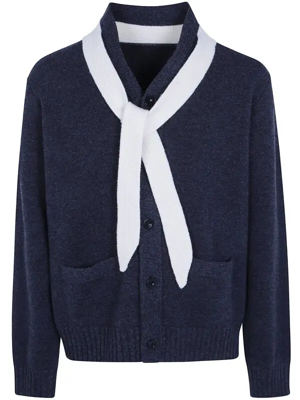 Sacai Sweater Wool Knit Cardigan