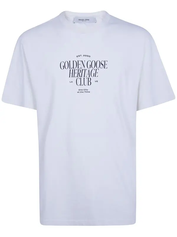 GOLDEN GOOSE T-shirt Regular Gauze Cotton Jersey "journey M's