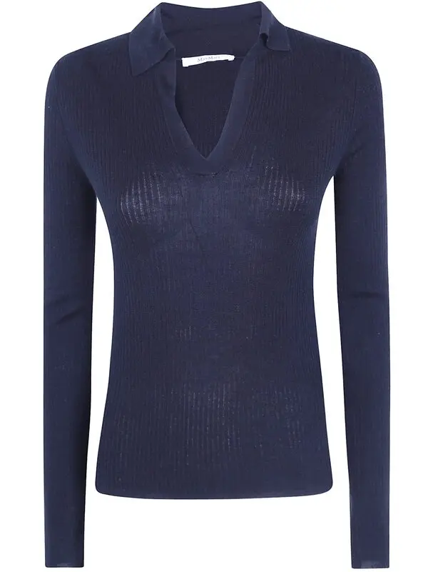 Max Mara Polo Shirt Ribbed "mxm Gergo
