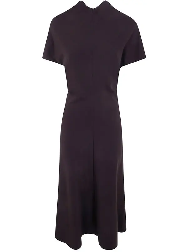DRHOPE 4558.2474" Classic Midi Dress - Brown