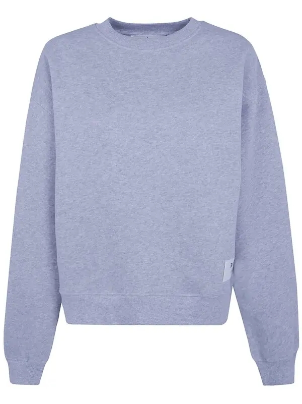 RÓHE Sweatshirt Organic Cotton "mid Grey Melange
