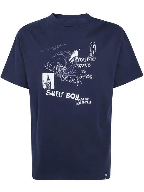 Palm Angels T-shirt Regular Fit "surf Boy