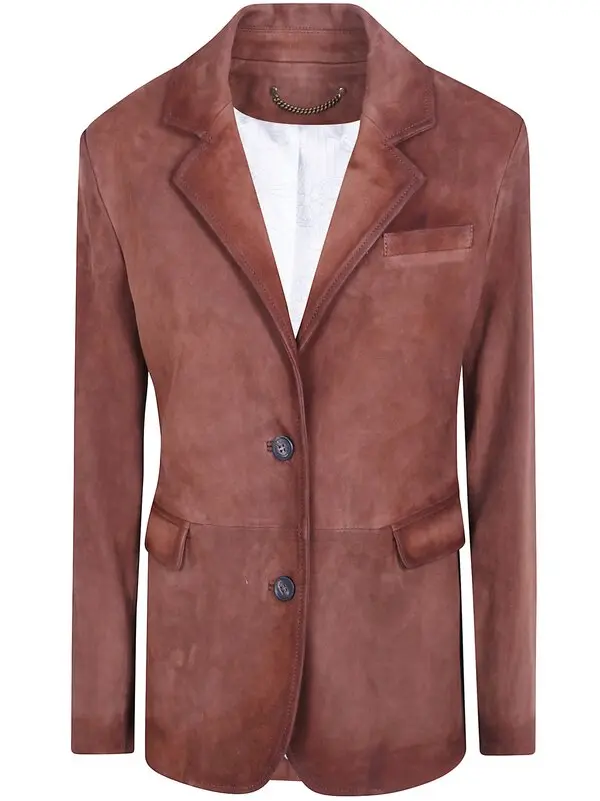 GOLDEN GOOSE Journey Robyn" Leather Blazer
