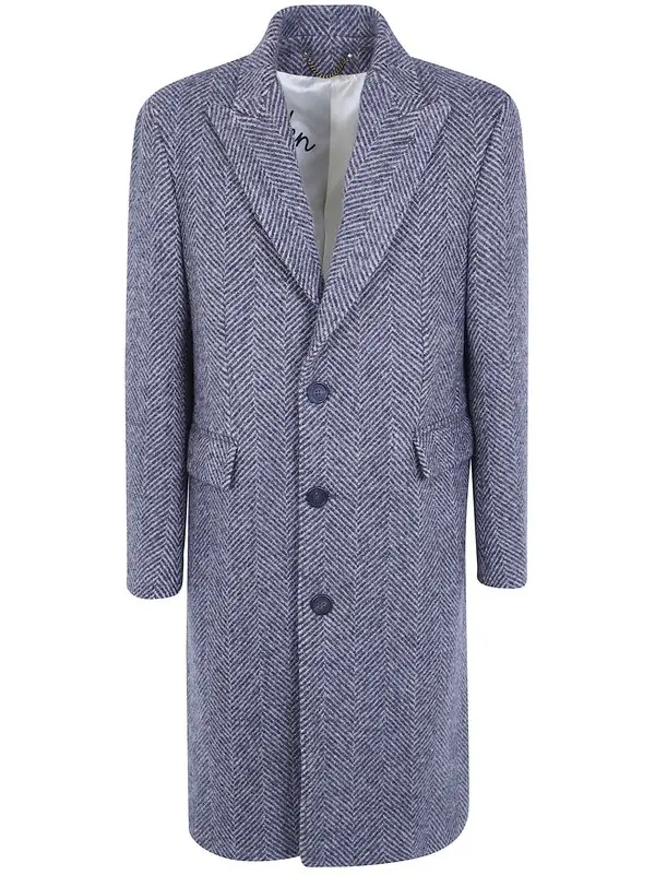 GOLDEN GOOSE Coat Single Breasted "golden M`s