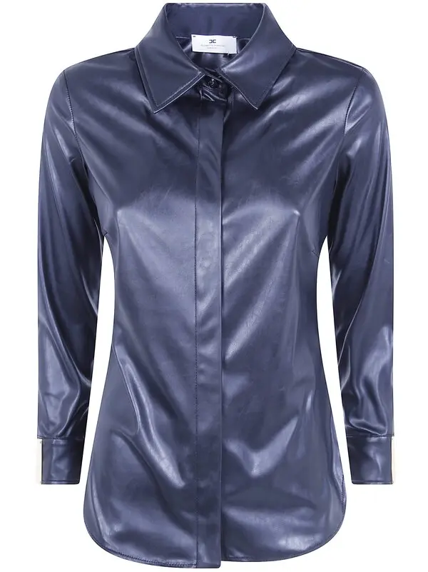 Elisabetta Franchi Shirt Shiny "ca19566e2 - Black