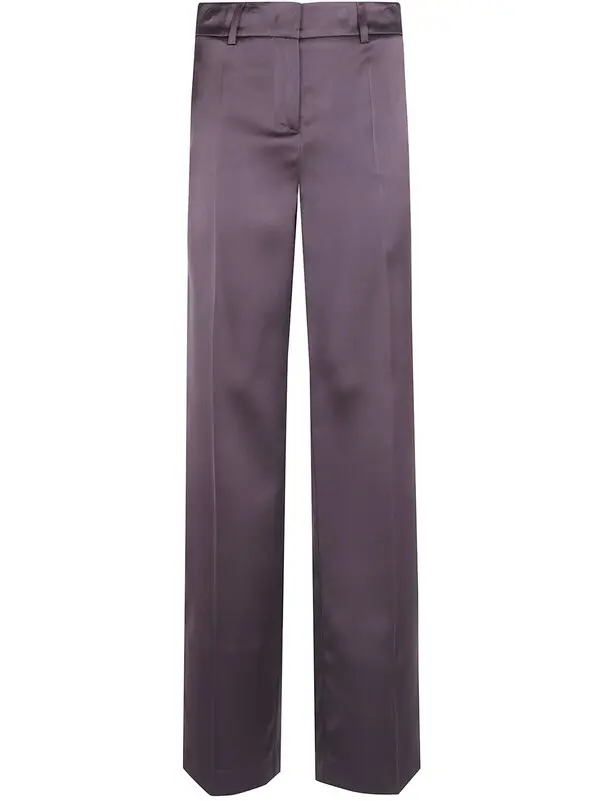 DRHOPE Pants Classic Tailored Trousers - Brown