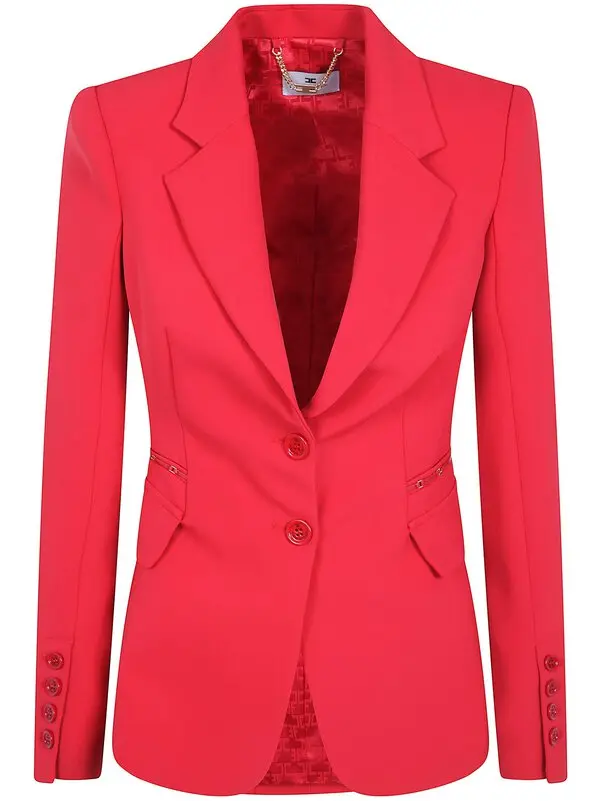Elisabetta Franchi Tailored Jacket With Button Closure