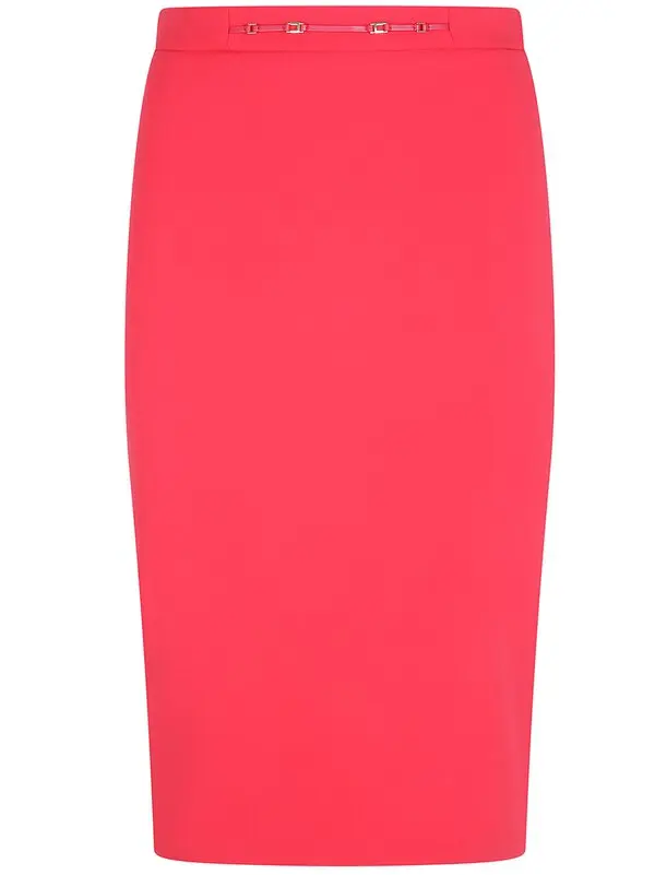 Elisabetta Franchi Skirt Midi "go22366e2 Cg5 Passion - Red