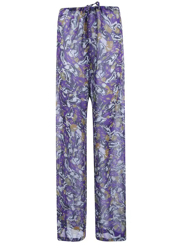 Dries Van Noten Pants Georgette Trousers "pachas