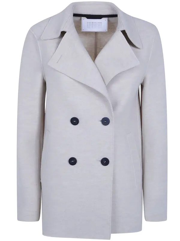 Harris Wharf London Coat Wool "peacoat