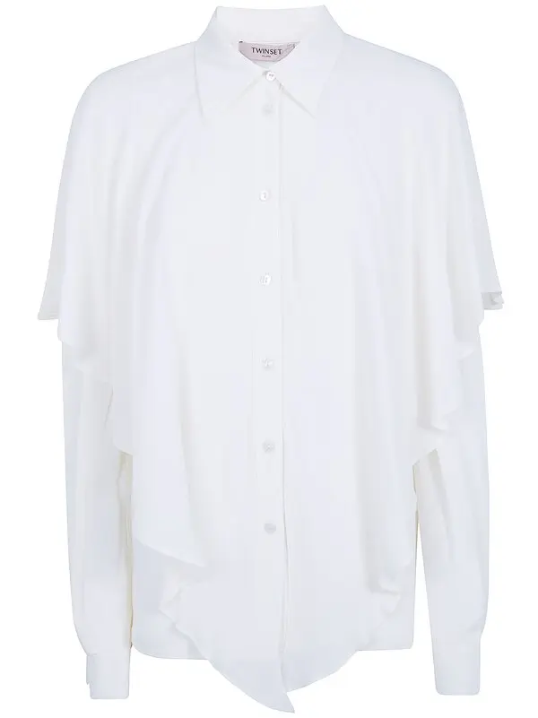 TWINSET Shirt Ruffled "draped Shirt