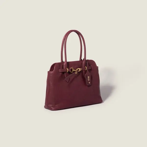 Miu Miu Aventure Nappa Leather Bag