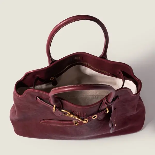 Miu Miu Aventure Nappa Leather Bag