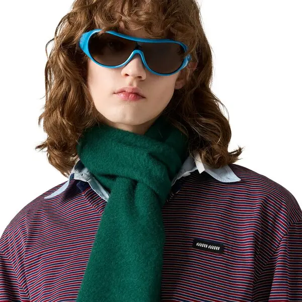 Miu Miu Striped Jersey T-shirt