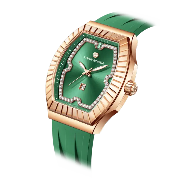 TSAR BOMBA Quartz Watch - Green