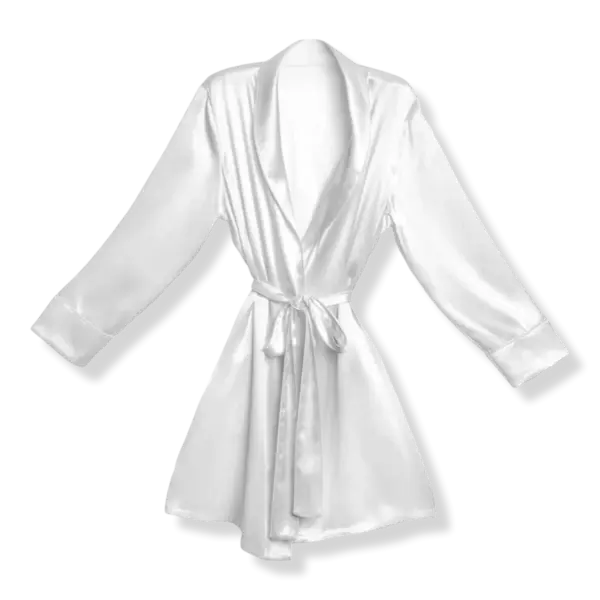 BLISSY Classic Robe - White