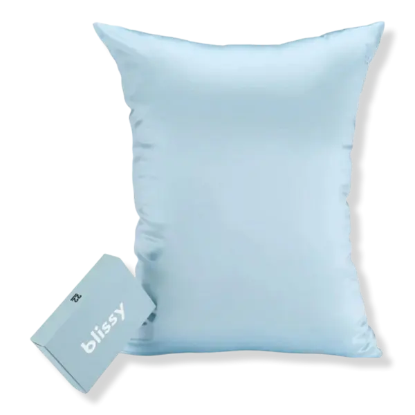 BLISSY Pure Silk Pillowcase - Sky Blue