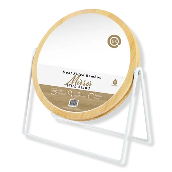 PURSONIC Dual-side Mirror With Seamless 360° Rotation - One-color