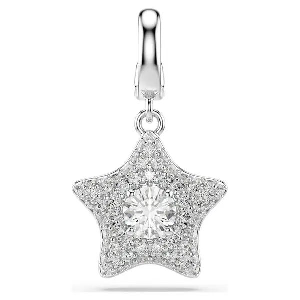 SWAROVSKI Sublima Star Charm With Zirconia - White