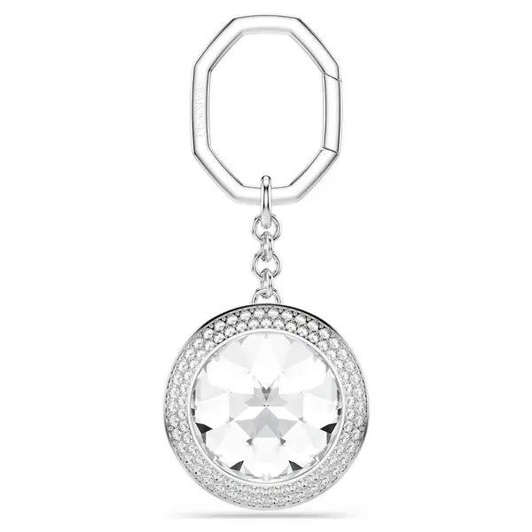 SWAROVSKI Dextera Bag Charm With Pavé Accents - White