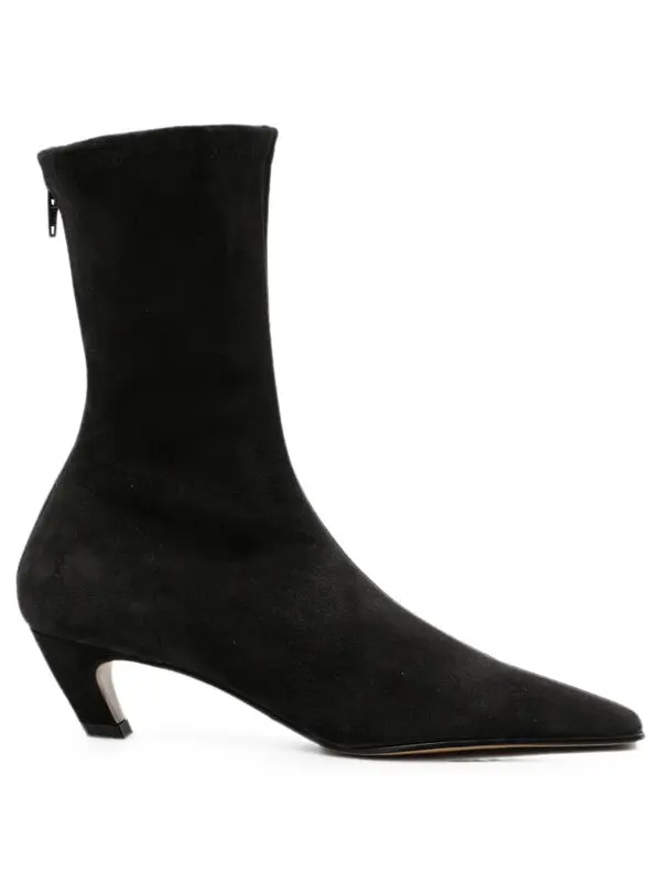 Khaite Arizona Ankle Boots 40 In Suede