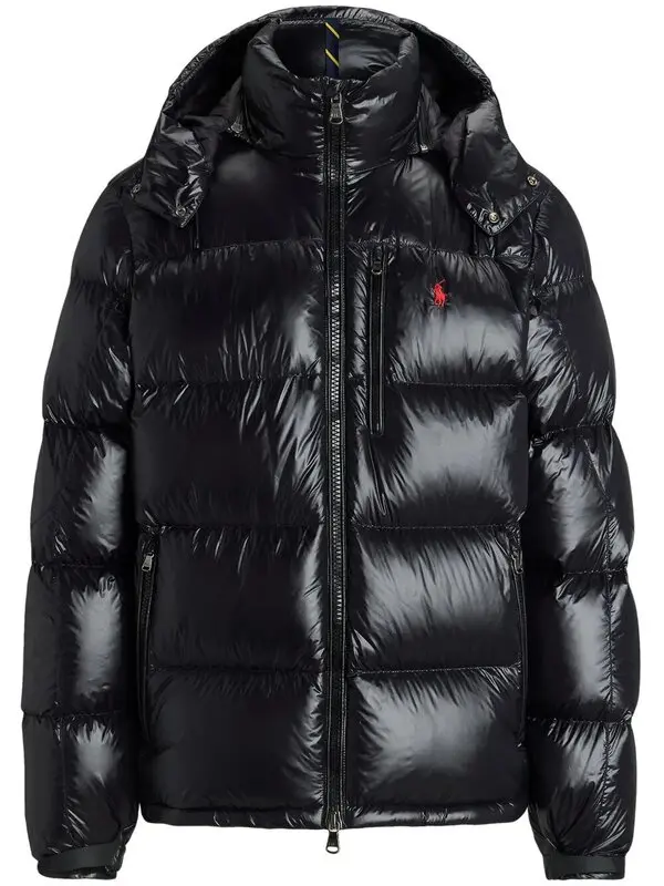 Polo Ralph Lauren Shiny Effect Down Jacket - Black