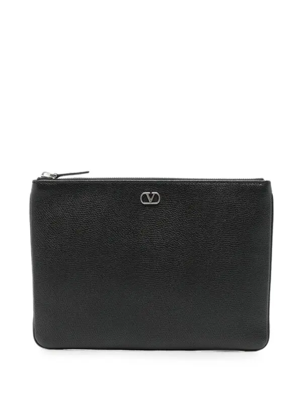 Valentino Garavani Vlogo Signature Pouch - Black