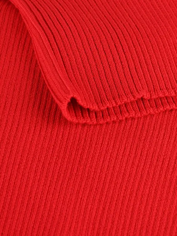 Prada Ribbed Crew Neck Sweater