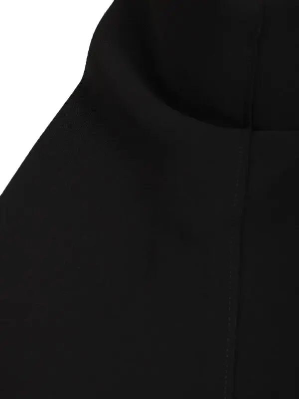 Khaite High Neck Rone Top - Black