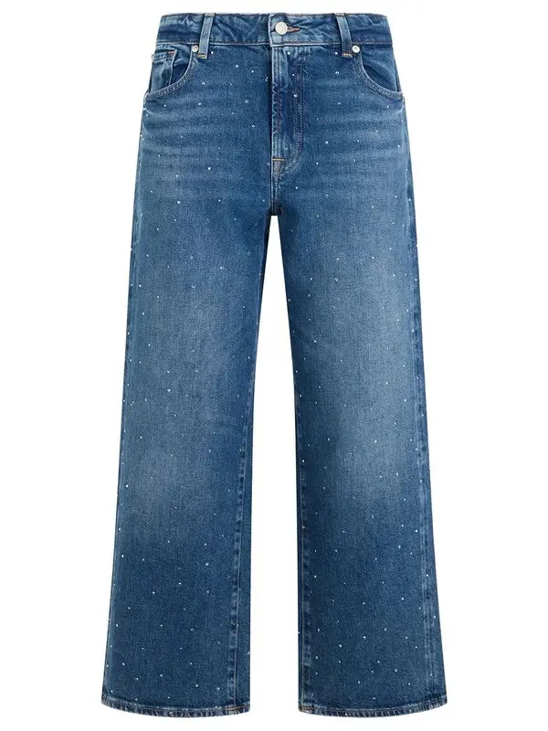 7 For All Mankind Stovepipe Straight Ankle Jeans