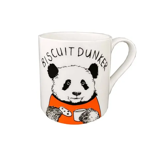 JIMBOBART Biscuit Dunker Mug - White