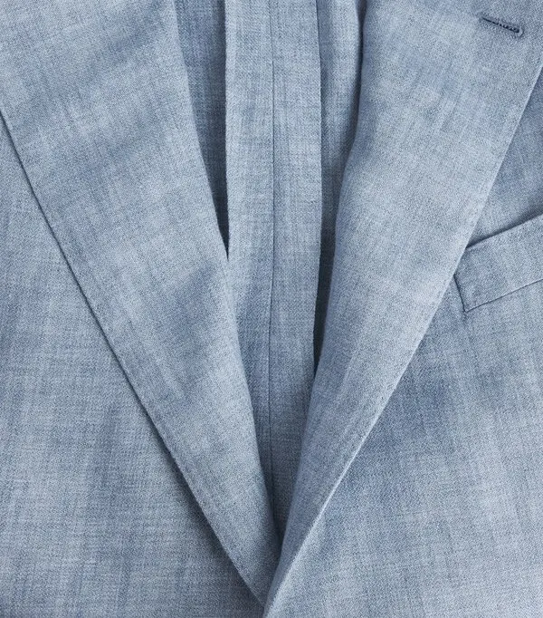 Ralph Lauren Purple Label Délavé Linen-blend Blazer