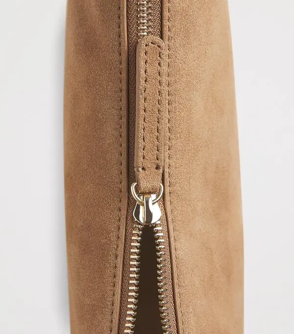 Claudie Pierlot Suede Shoulder Bag - White