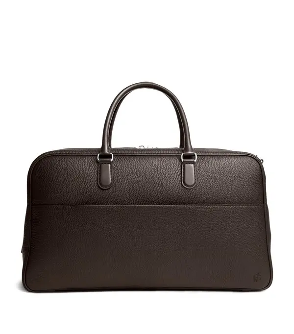 CARL FRIEDRIK Leather Granville Duffle Bag - Brown