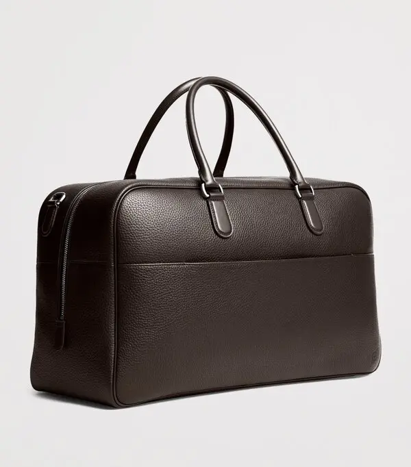 CARL FRIEDRIK Leather Granville Duffle Bag - Brown