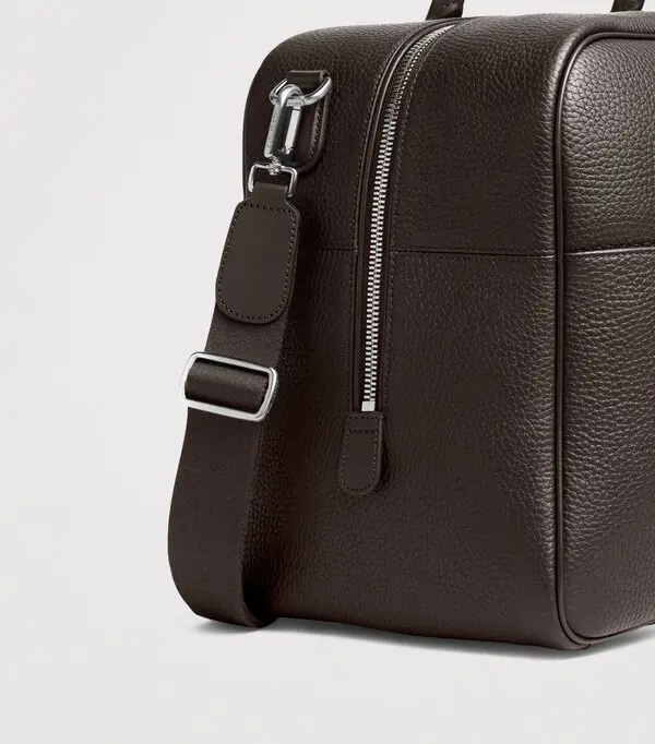 CARL FRIEDRIK Leather Granville Duffle Bag - Brown