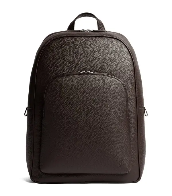 CARL FRIEDRIK Leather Ayrton Backpack - Brown
