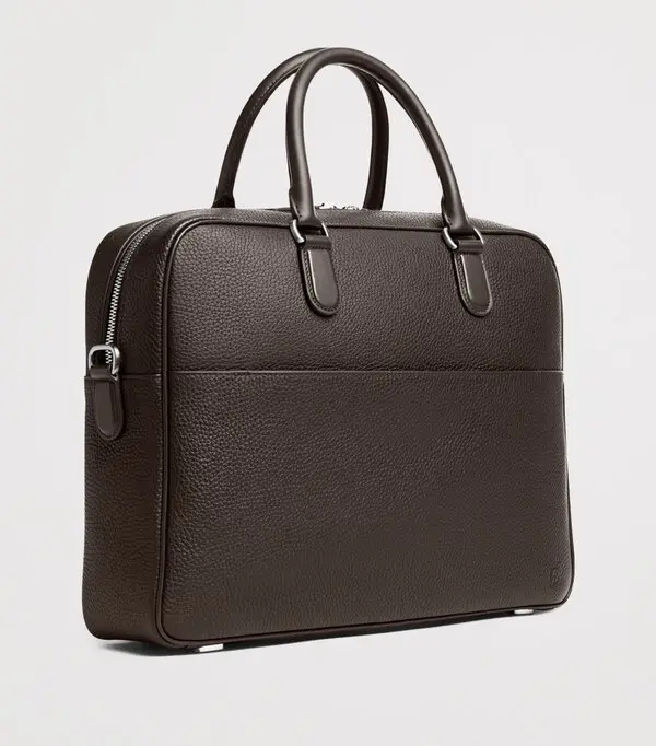 CARL FRIEDRIK Leather Dunloe Briefcase
