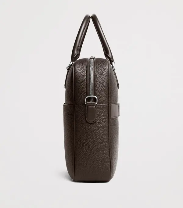 CARL FRIEDRIK Leather Dunloe Briefcase